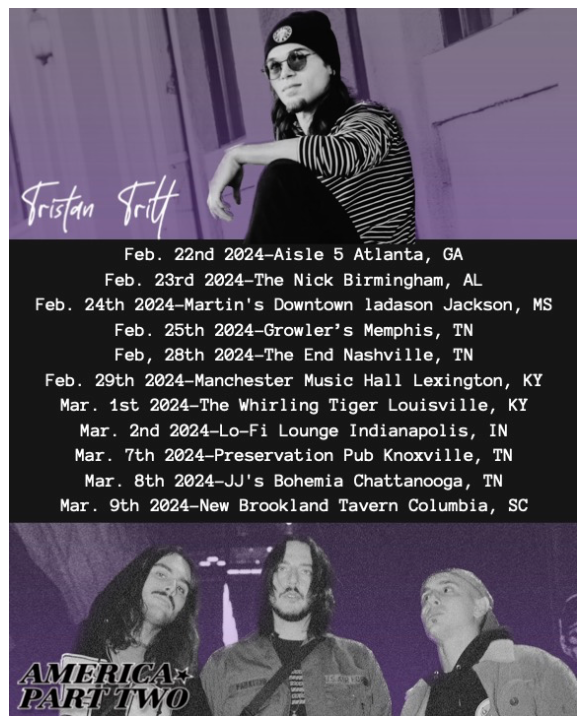 Tristan Tritt at The End Tonight in Nashville with America Part Two